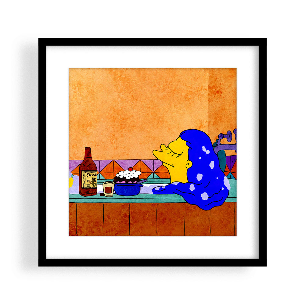 Marge genießt die Ruhe – ichbingelb.com